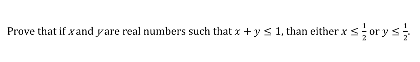 Solved Prove that if x and y are real numbers such that | Chegg.com