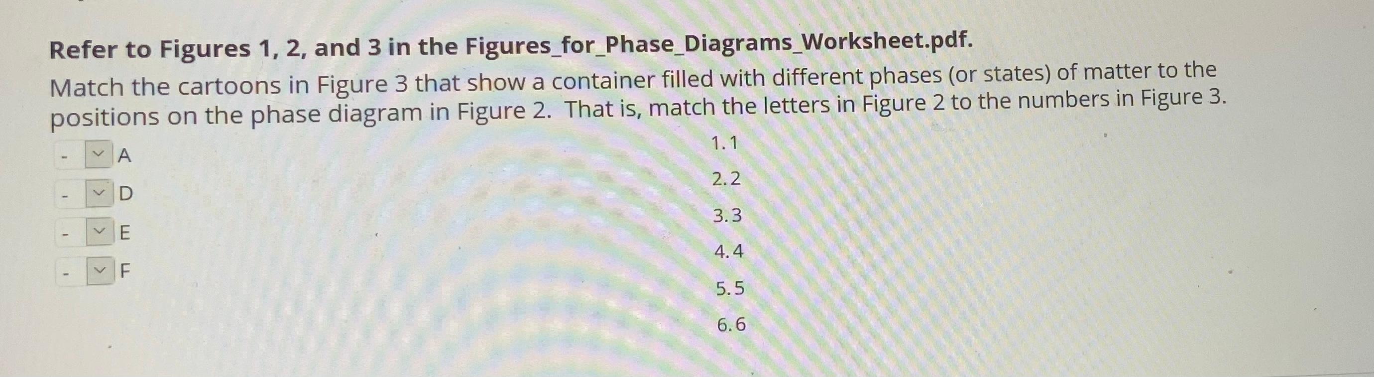 Solved Figures for Phase Diagram Worksheet Phase Diagram р р | Chegg.com