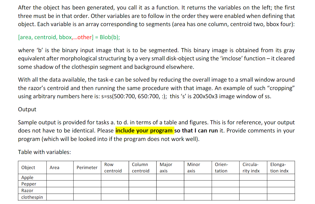 Task Description An image 'stuff.jpg' is supplied. It | Chegg.com