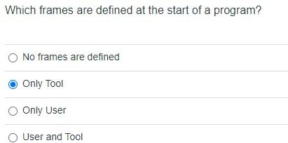 Solved Which frames are defined at the start of a program? | Chegg.com
