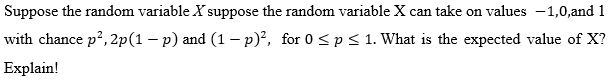 Solved Suppose the random variable X suppose the random | Chegg.com