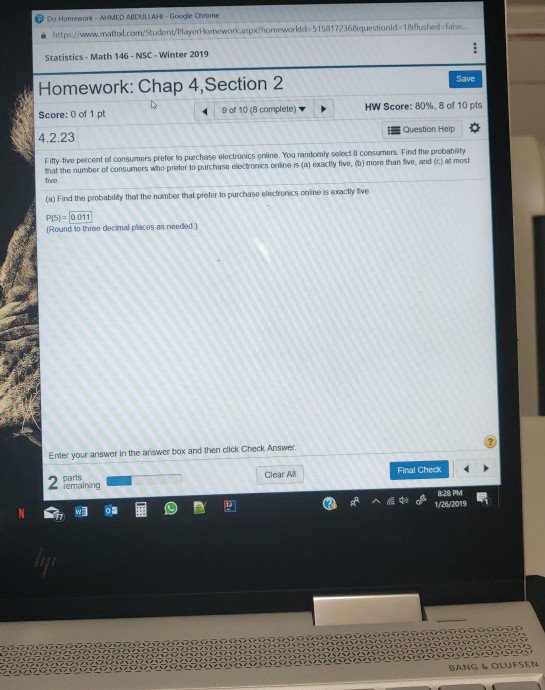 Solved Do Homework- AHMED ABDULLAHI-Google Chrome | Chegg.com