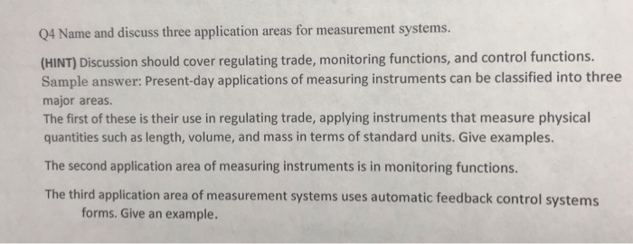 Solved Q4 Name and discuss three application areas for | Chegg.com