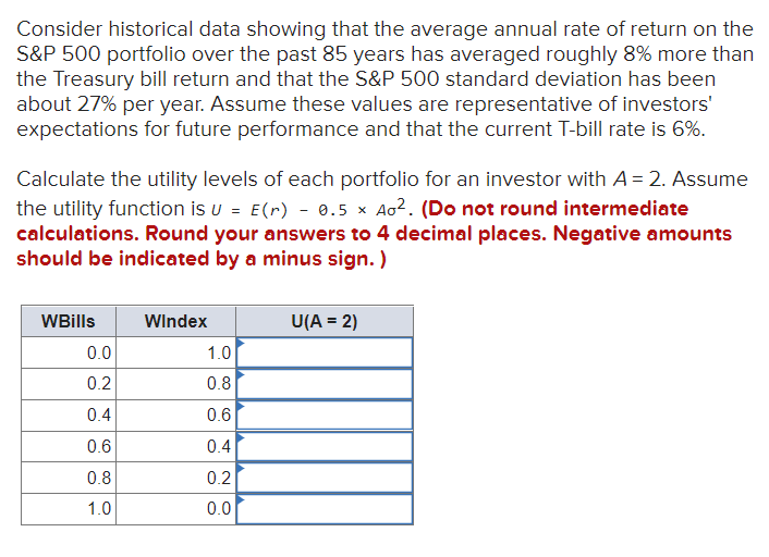 Solved Consider historical data showing that the average | Chegg.com