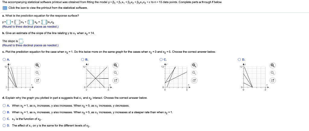 Solved The accompanying statistical software printout was | Chegg.com