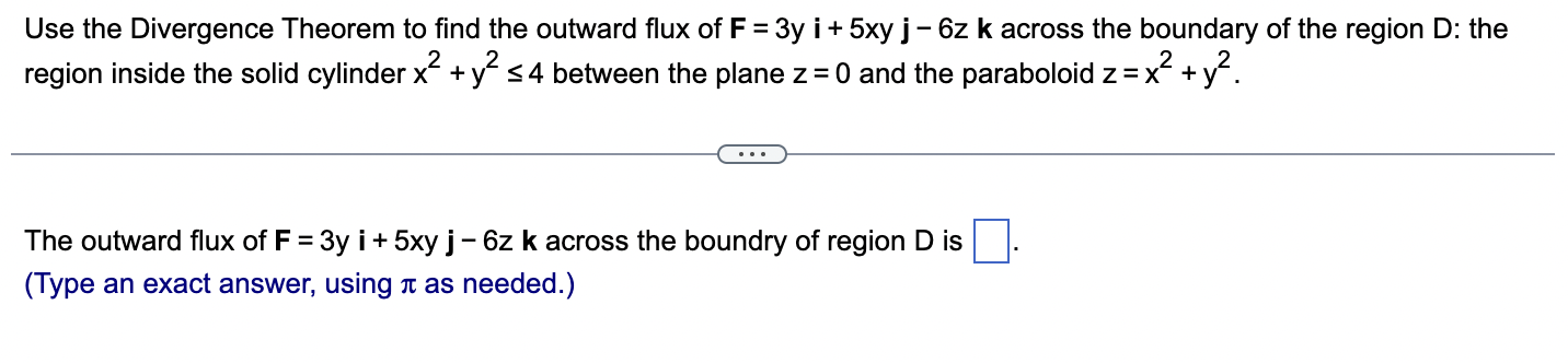 Solved Use the divergence theorem to find the outward flux | Chegg.com