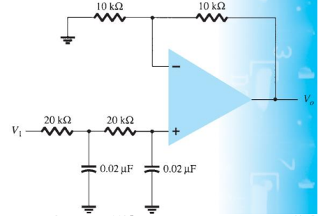 Solved Calculate the cutoff frequency of the low-pass filter | Chegg.com