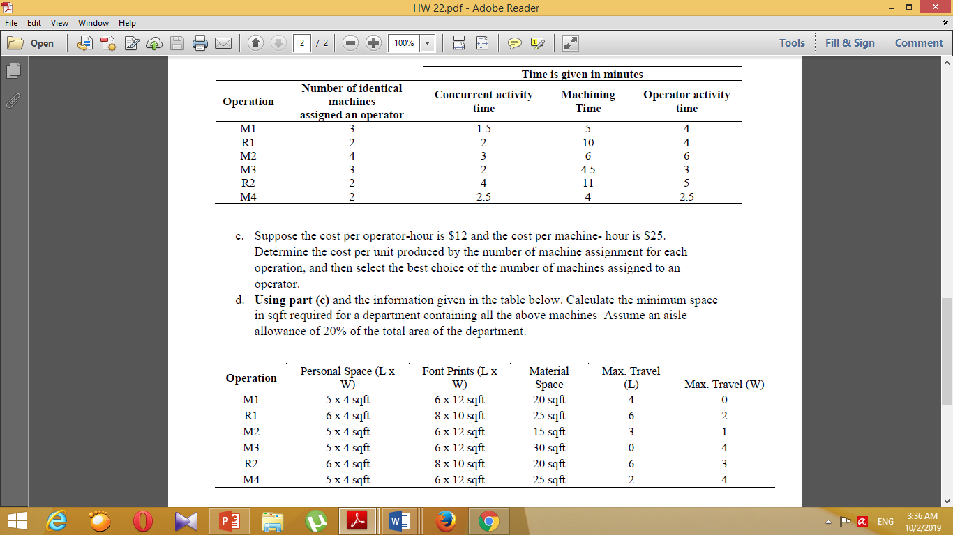 HW 22.pdf - Adobe Reader - X File Edit View Window | Chegg.com
