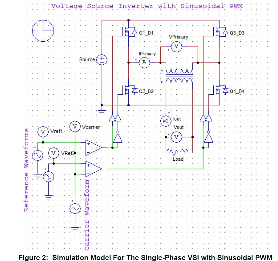 Voltage Source Inverter Circuit Diagram