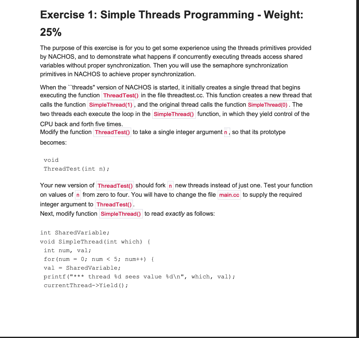 Solved The purpose of this exercise is for you to get some | Chegg.com