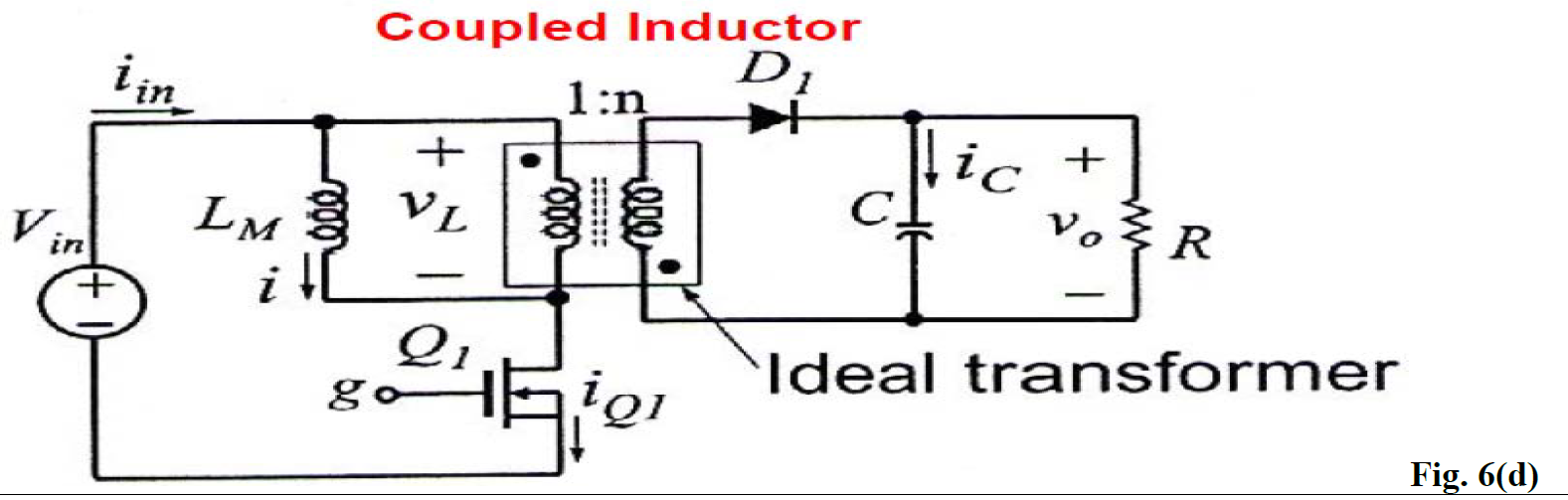 A flyback converter is shown as in Fig. 6(d), the | Chegg.com