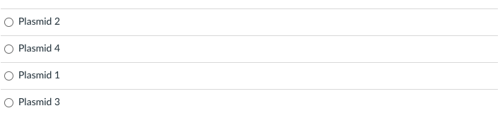 Solved Of the following plasmids, which is compatible with | Chegg.com