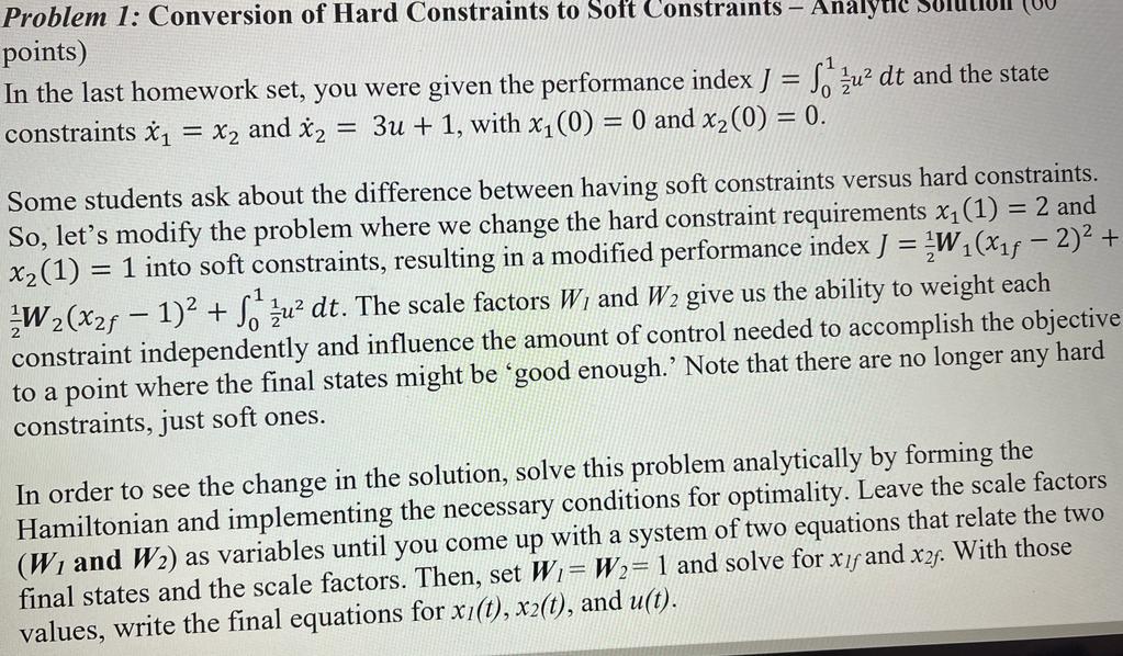 Solved points) In the last homework set, you were given the | Chegg.com