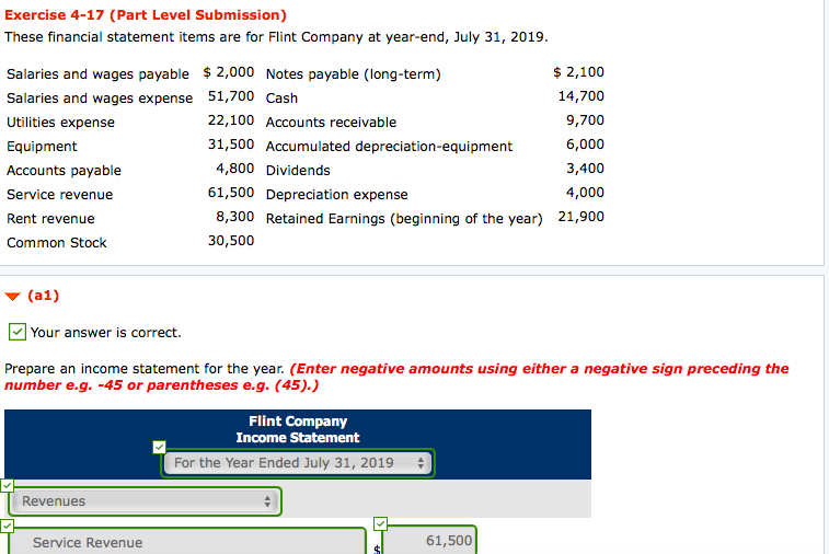 Solved Exercise 4-17 (Part Level Submission) These financial | Chegg.com