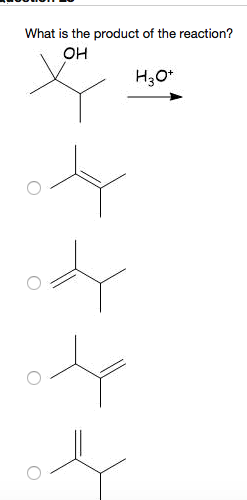Solved What is the product of the reaction? OH H2O O | Chegg.com