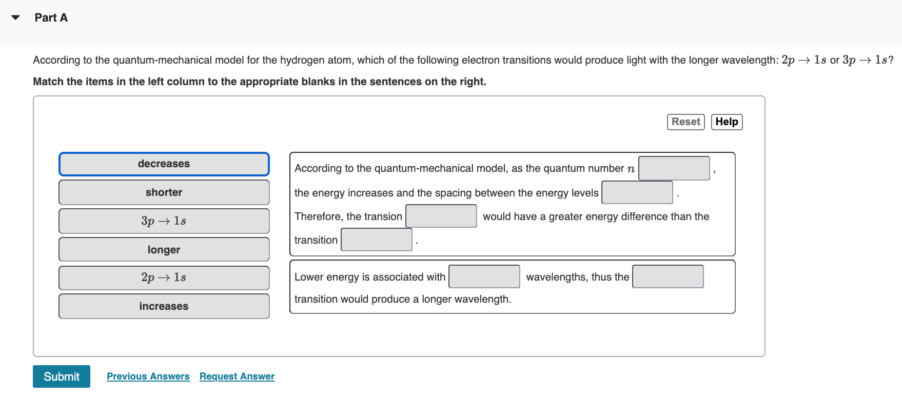 Solved Part A According to the quantum-mechanical model for | Chegg.com