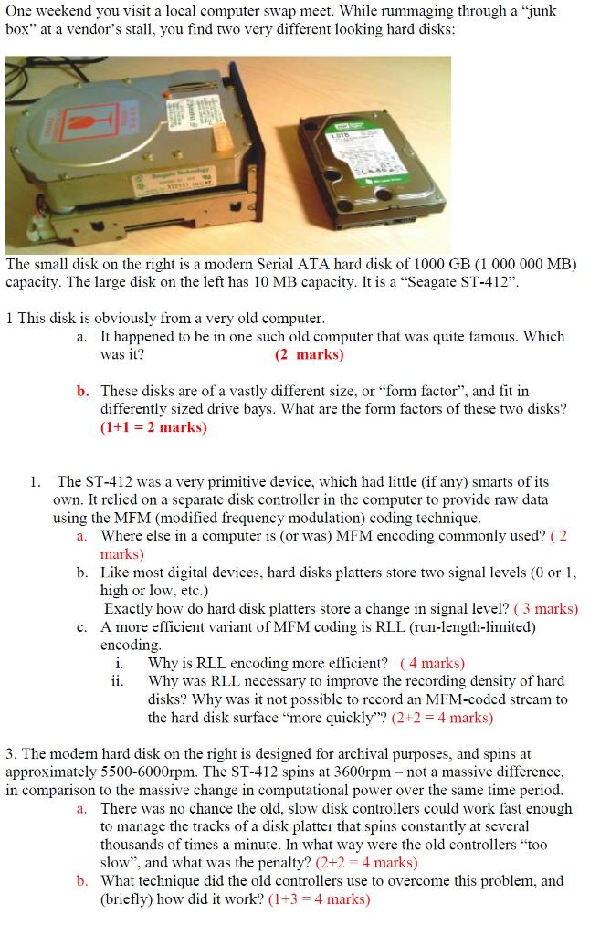 One weekend you visit a local computer swap meet. | Chegg.com