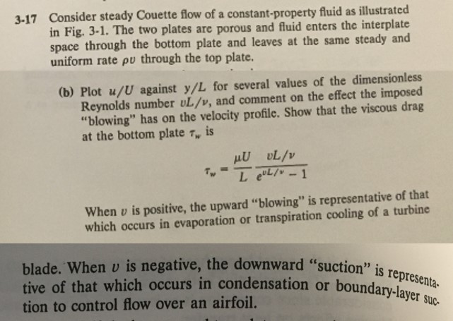 Consider steady Couette flow of a constant-property | Chegg.com