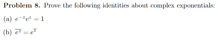 Solved Problem 8. Prove the following identities about | Chegg.com