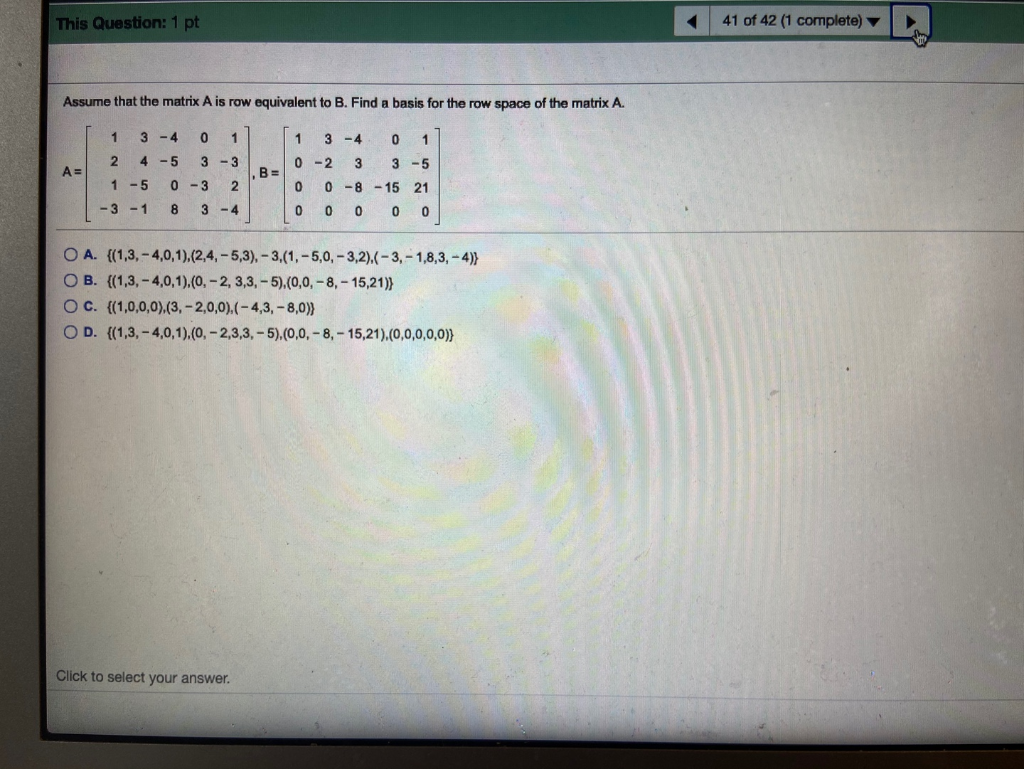 Solved This Question: 1 pt 41 of 42 (1 complete) Assume that | Chegg.com