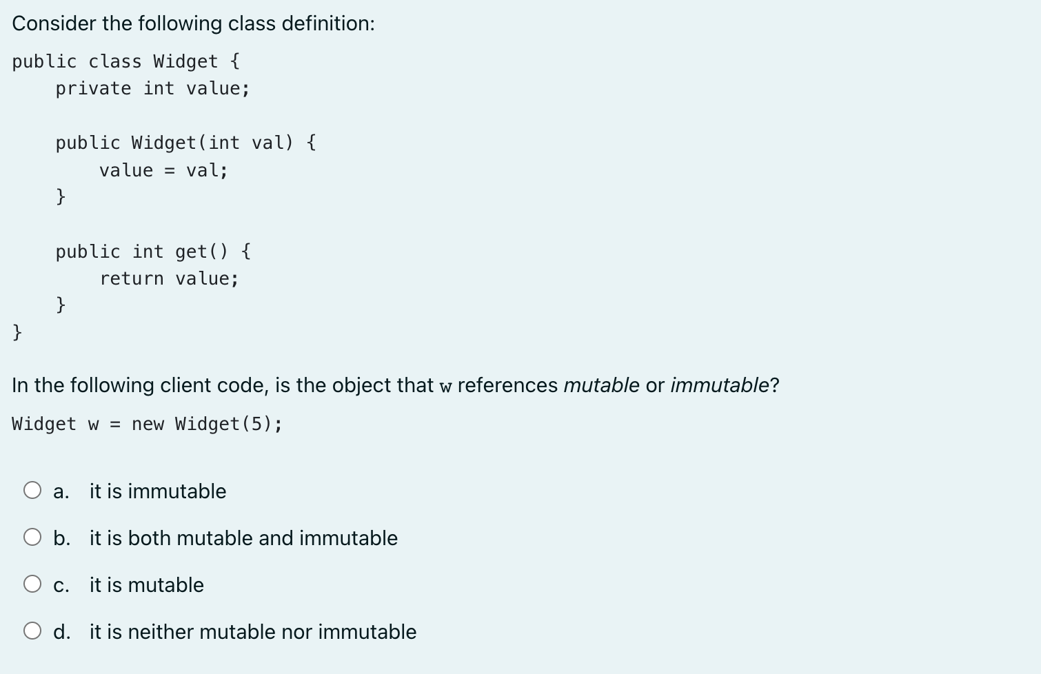 Solved How can you distinguish an instance variable from a | Chegg.com