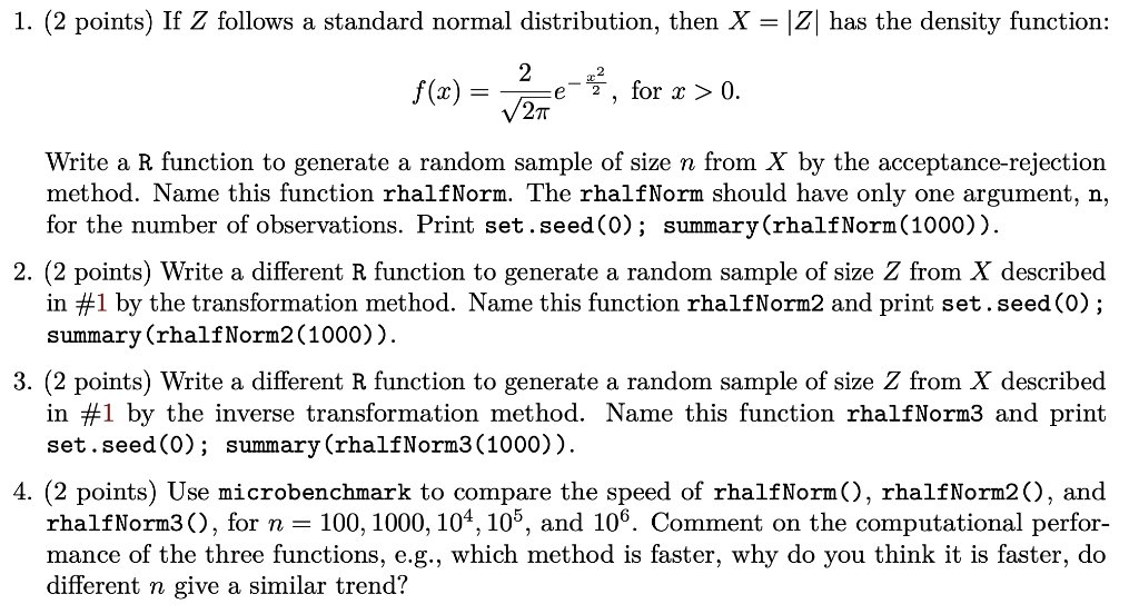 answer using R in RStudio Only answer question | Chegg.com