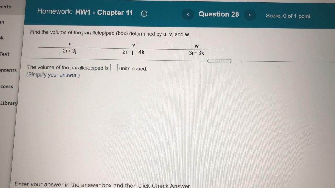 Solved nents Homework: HW1 - Chapter 11 0 Solved nents Homework: HW1 - Chapter 11 0