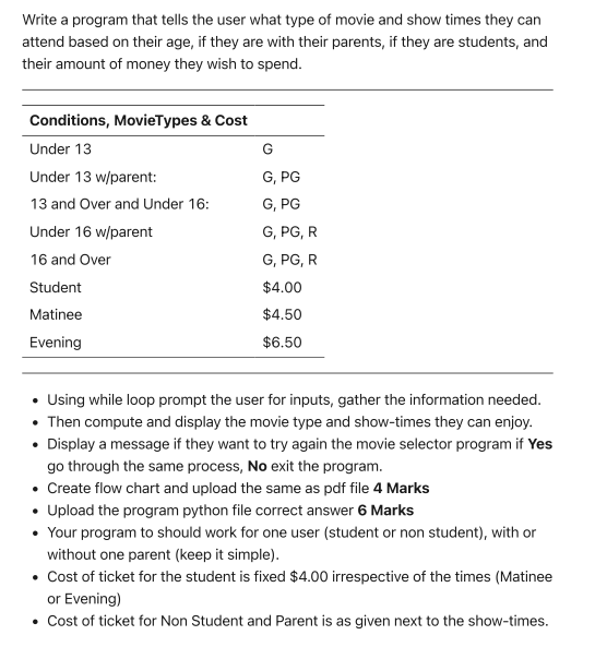 Solved Write a program that tells the user what type of | Chegg.com