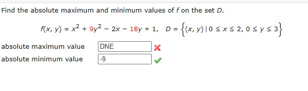 Solved Find the absolute maximum and minimum values of f on | Chegg.com
