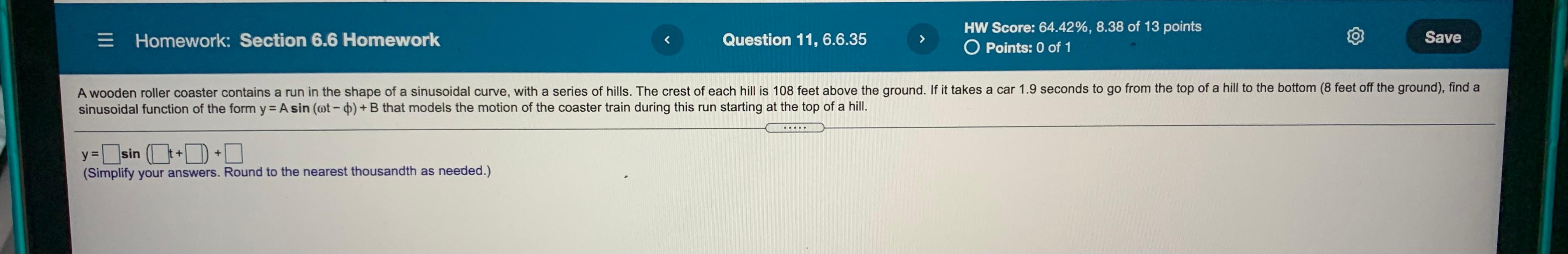 Solved Homework Section 6 6 Homework Question 11 6 6 35