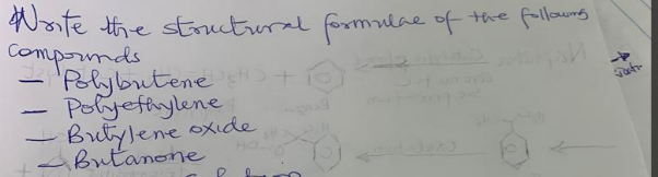 Solved Write the structural formulae of the following | Chegg.com