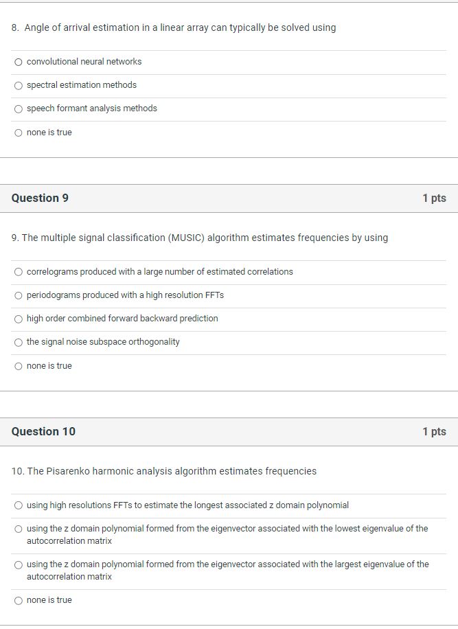8 Angle Of Arrival Estimation In A Linear Array Can