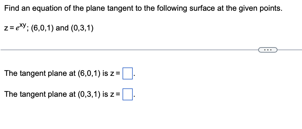 Solved Find an equation of the plane tangent to the | Chegg.com