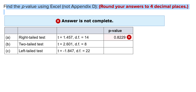 Solved Answer is not complete. | Chegg.com