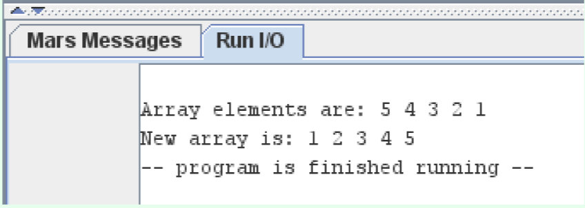 Solved Write A Program In Mips Mar Assembly That Reverses 