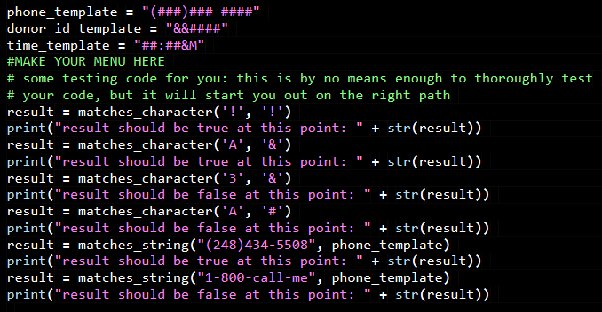 Solved Functions The starter code has some function | Chegg.com