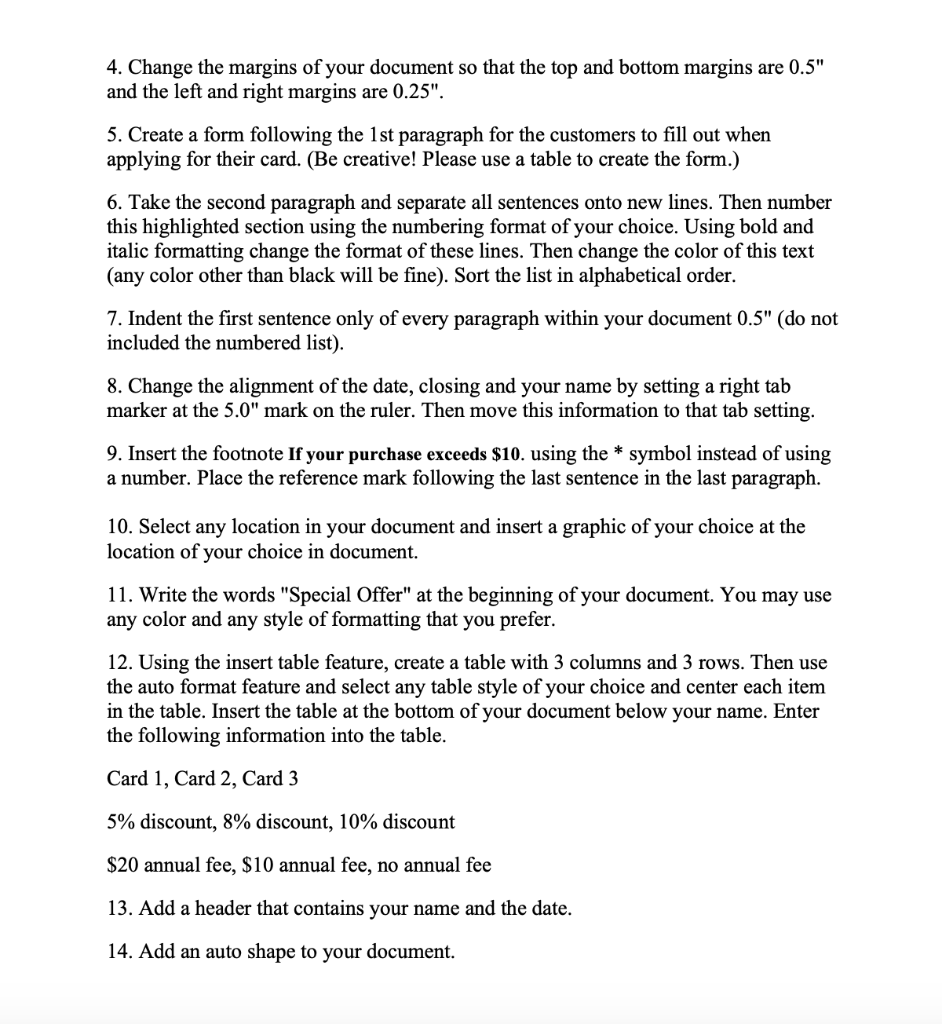 90.202 Exam 1 Microsoft Word (R3) Read all of the | Chegg.com