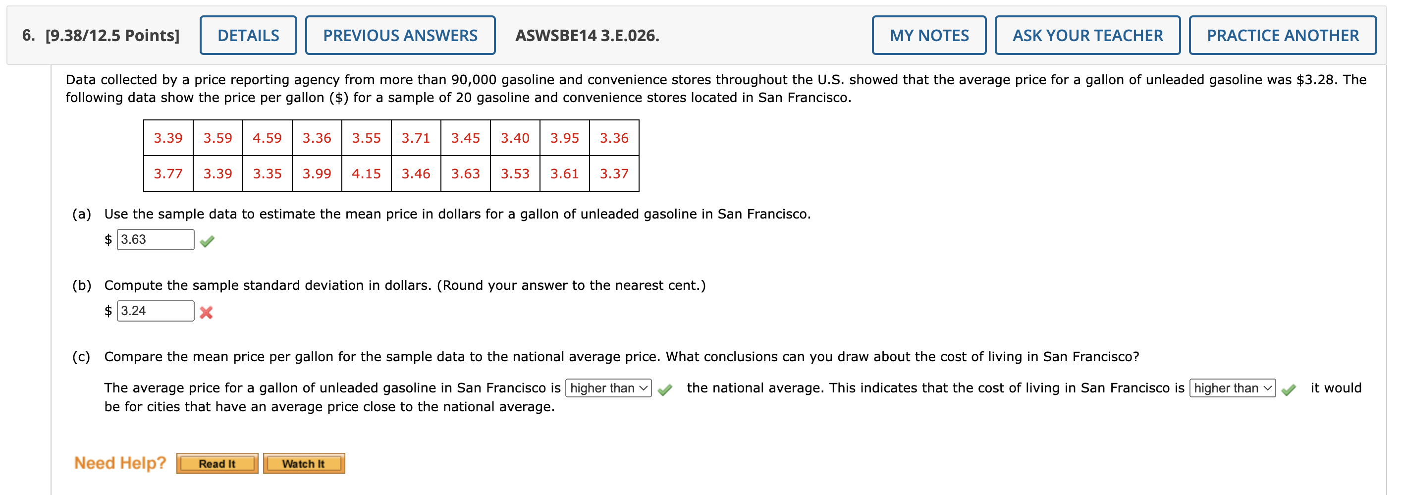 Solved 9.38/12.5 Points] ASWSBE14 3.E.026. Data collected by | Chegg.com