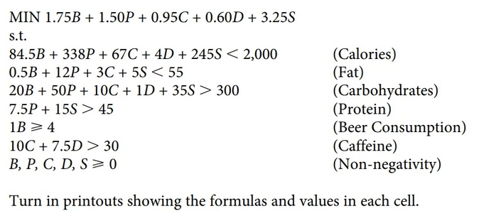 Solved Question 9. Formulate the problem in a textbox | Chegg.com