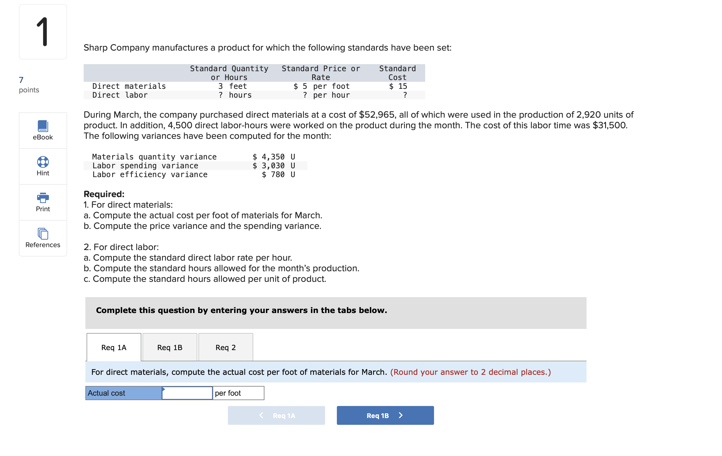 Solved Sharp Company manufactures a product for which the | Chegg.com