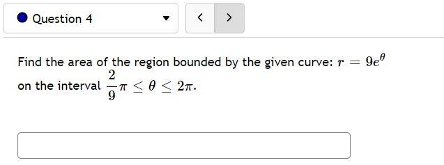 Solved Question 2 Find the area of the region which is | Chegg.com