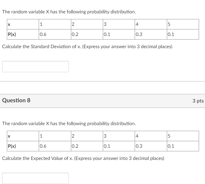 Solved A coin is flipped thrice. Let x be the random | Chegg.com