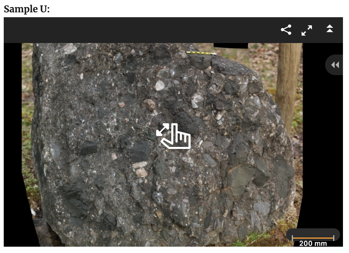 Solved Examine the coarse-grained samples T, U, V, and W. | Chegg.com