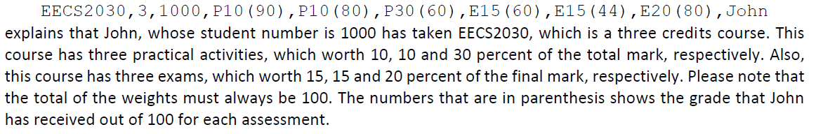 Solved Transcript Course grade: ArrayList - inputFile: File | Chegg.com