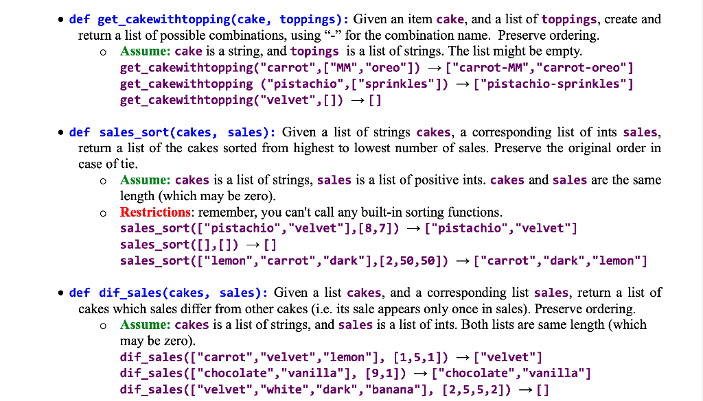 Solved Allowed: variables, assignments, selection statements | Chegg.com