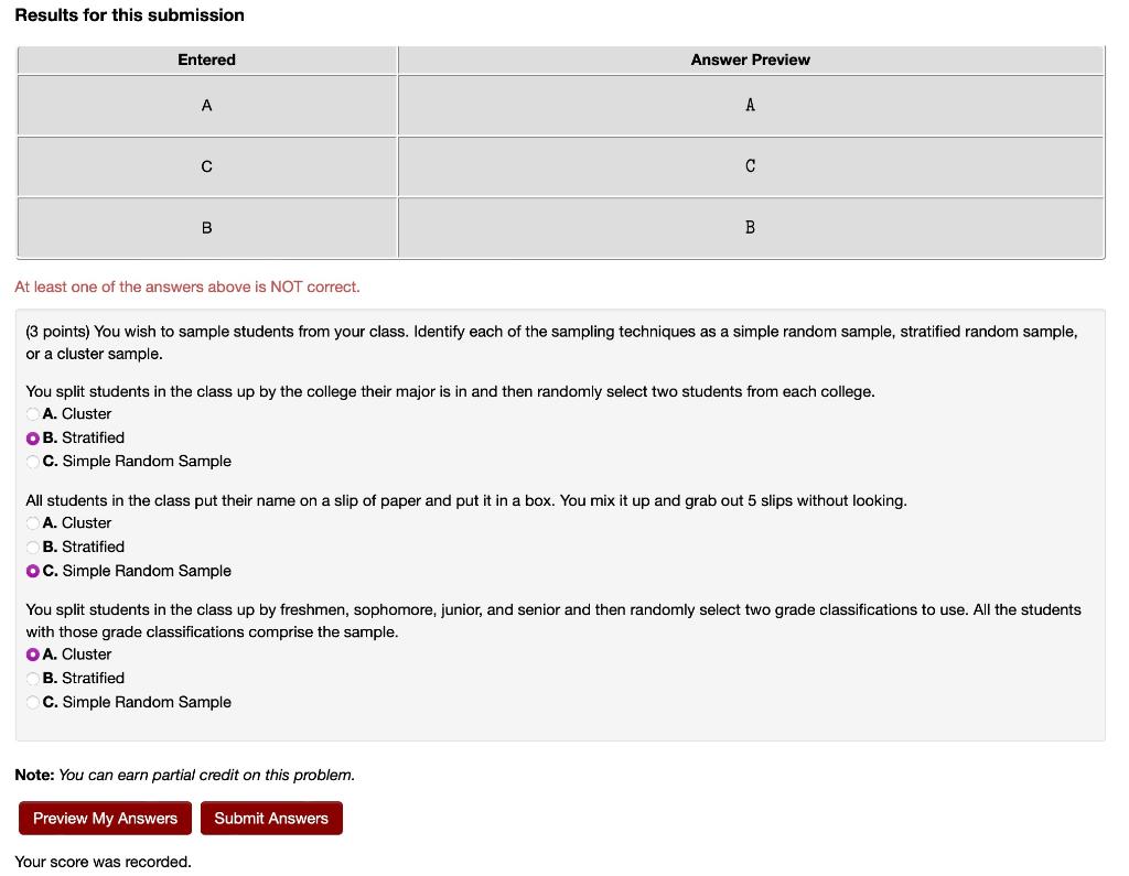 Solved Results for this submission At least one of the | Chegg.com