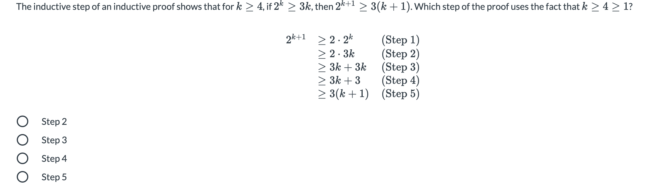 Solved The inductive step of an inductive proof shows that | Chegg.com