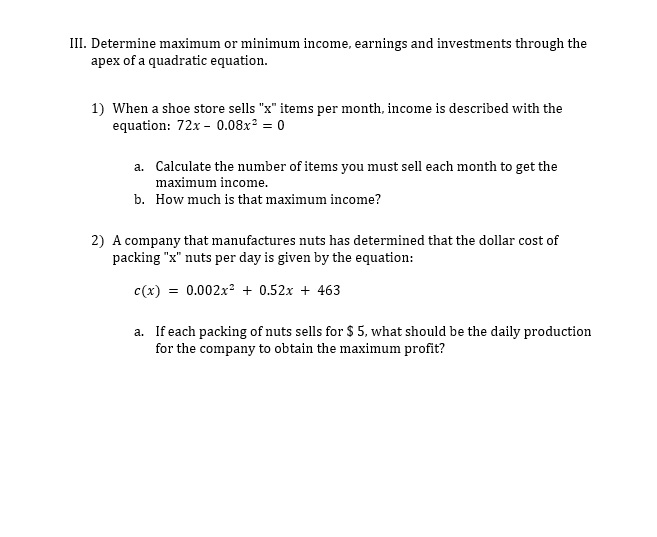 Solved Can you help with the following exercises from the | Chegg.com