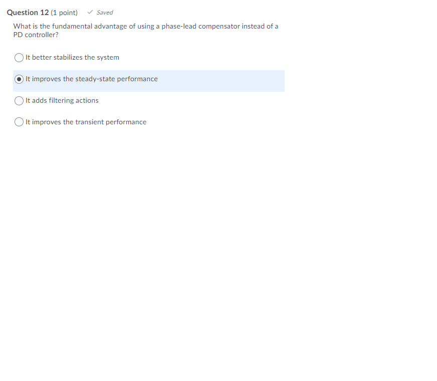Solved Question 18 (1 point) Given the following open-loop | Chegg.com