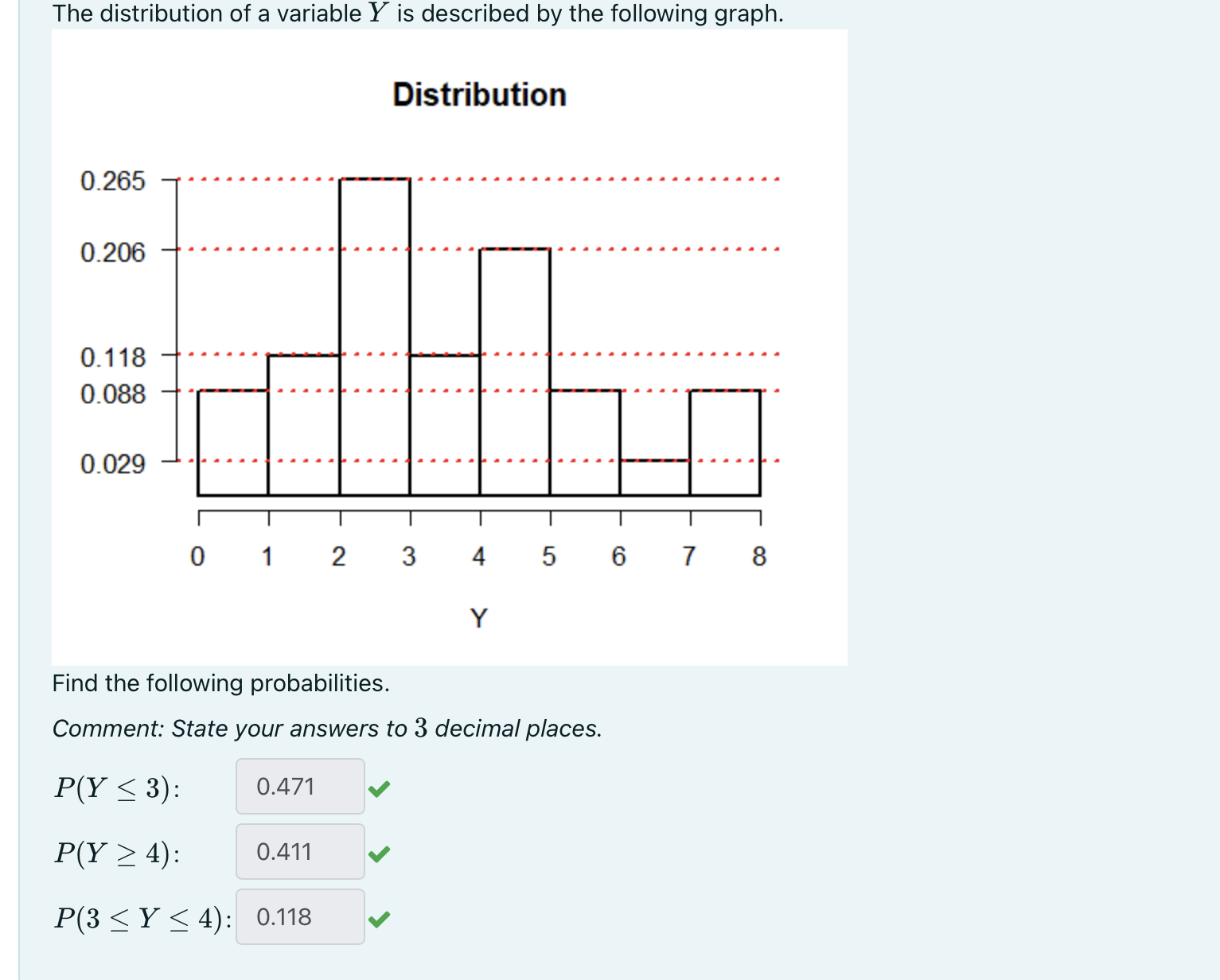 Solved Find the following probabilities. Comment: State your | Chegg.com